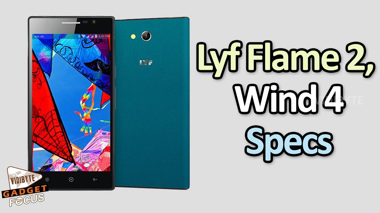 Lyf Flame 2, Wind 4 With VoLTE Support Smartphones Launched ...