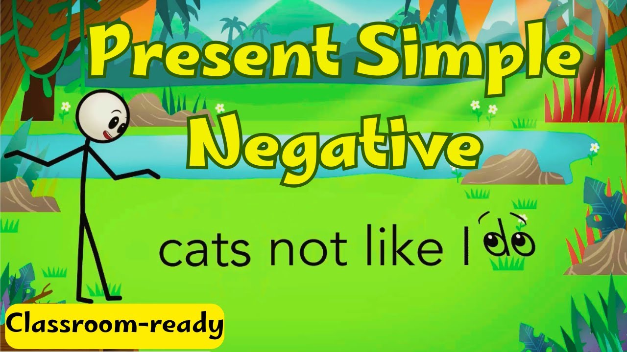 'do' Masters Present Simple Negative | ESL Grammar Story for Kids - YouTube