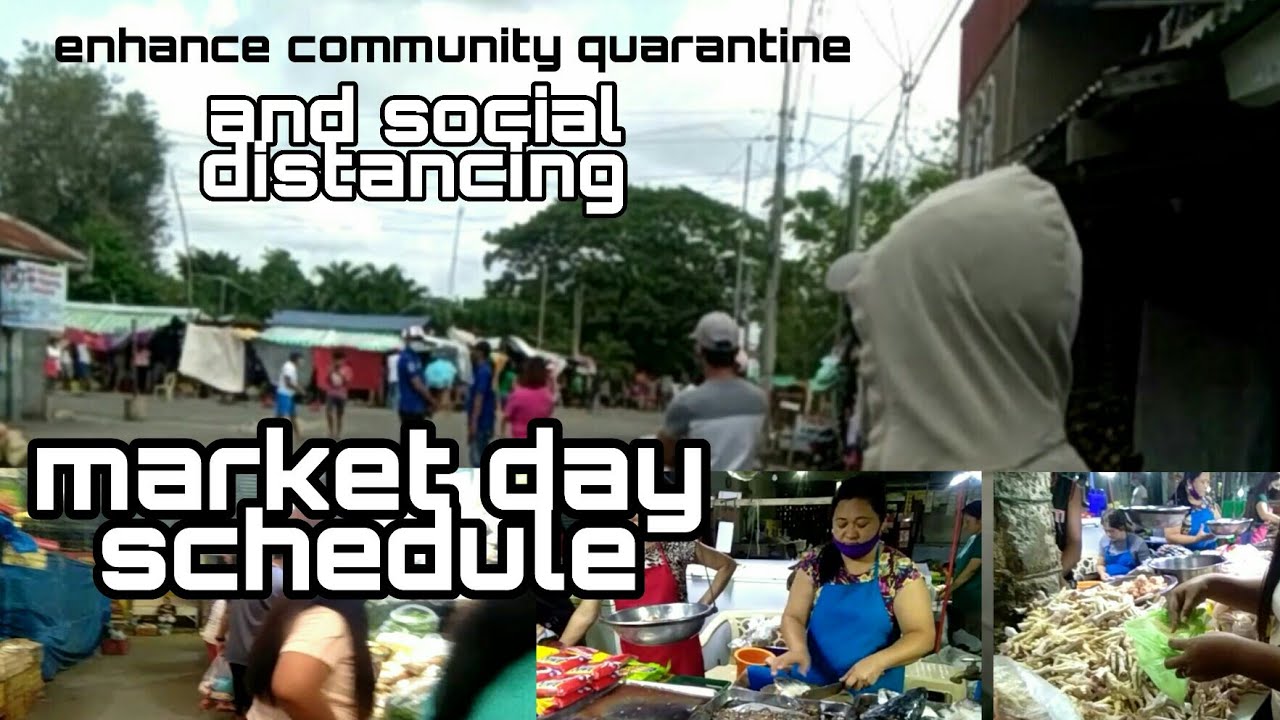 Enhance Community Quarantine / RAMON ISABELA Market Day Schedule - YouTube