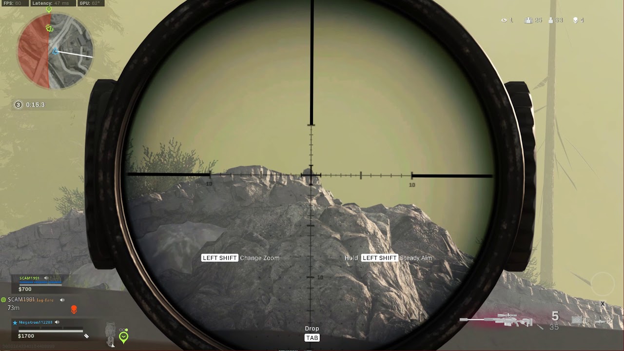 Call of Duty Modern Warfare Warzone Sniper shot - YouTube