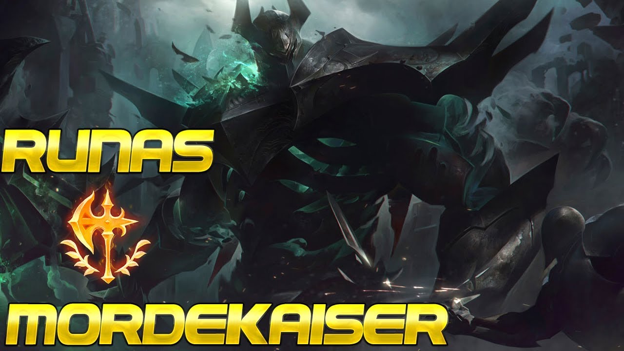 🔥 MEJORES RUNAS PARA MORDEKAISER 🔥 BUILDS, HABILIDADES, COUNTERS TOP ...