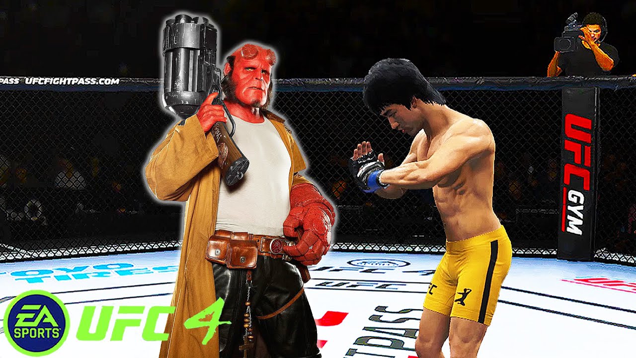 UFC4 Bruce Lee vs Hellboy EA Sports UFC 4 - Super Battle - YouTube
