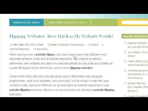 Website Flipping - A Simple Nine Step Plan to Flipping Websites - YouTube
