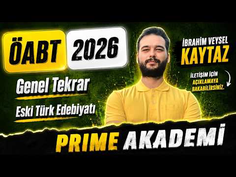 Eski Türk Edebiyatı ÖABT Genel Tekrarı 1 - İbrahim Veysel KAYTAZ