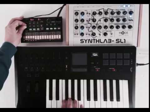 #007: Mode Machines Synthlab SL-1, Korg Volca FM & Taktile 25. - YouTube