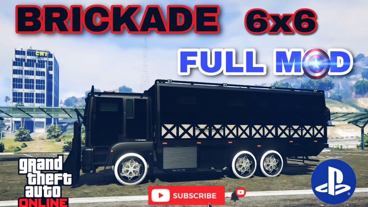 CRIAR 💥 BRICKADE 6x6 FULL MOD 💥 GTA V ONLINE PS4 - YouTube