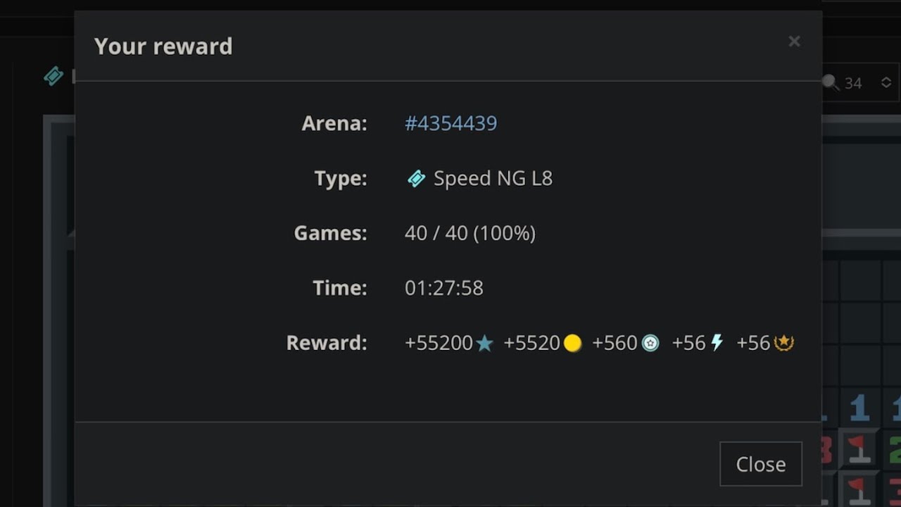 Minesweeper.online | Arena Speed NG L8 (First Time) - YouTube