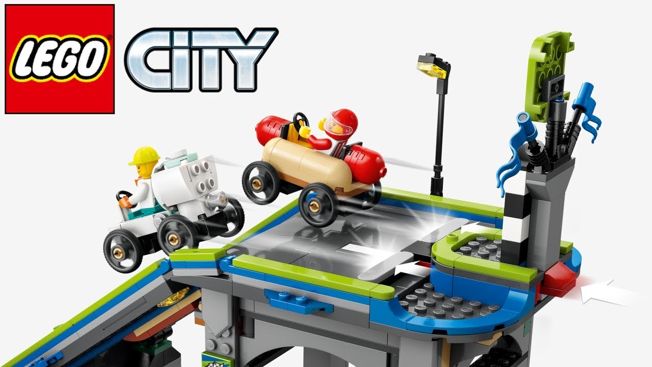 LEGO City No Limits: Race Car Ramp Track 60460- Speed Build Review ...