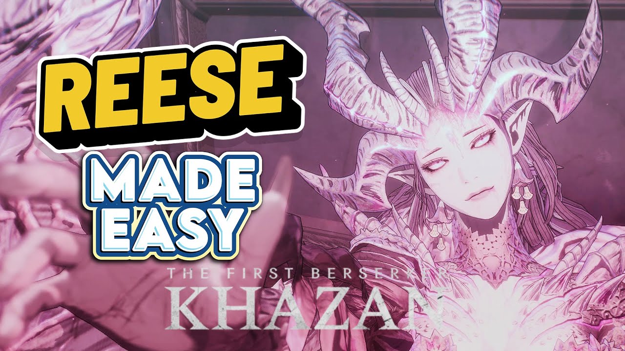 BEST How To Easily Defeat Reese Boss l Khazan The 1st Berserker Guide ...