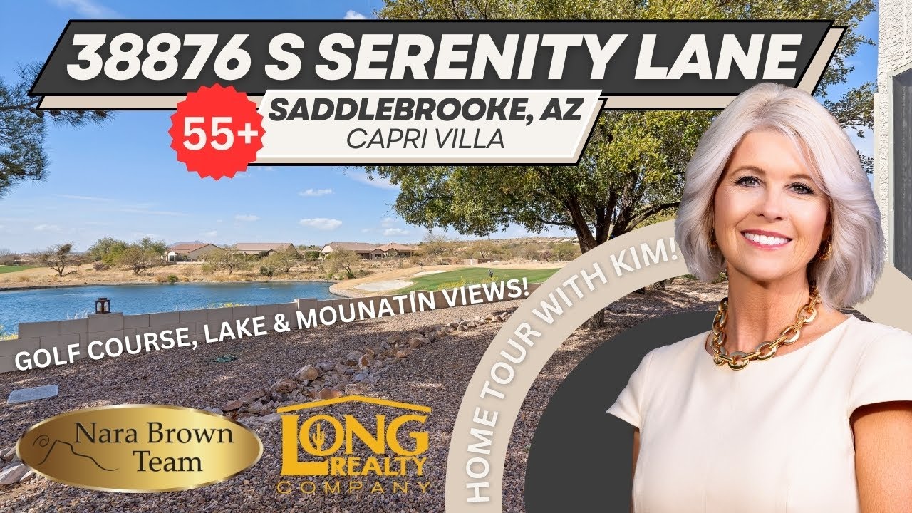 🏡 Stunning Capri Villa w/ Golf Course Views | SaddleBrooke Home Tour ...