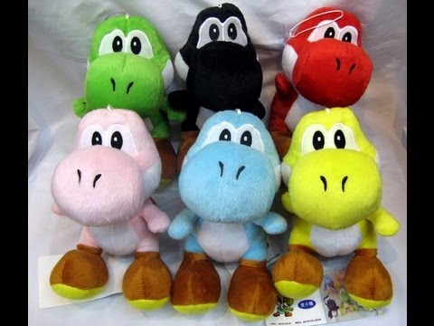 my yoshi plush collection - YouTube