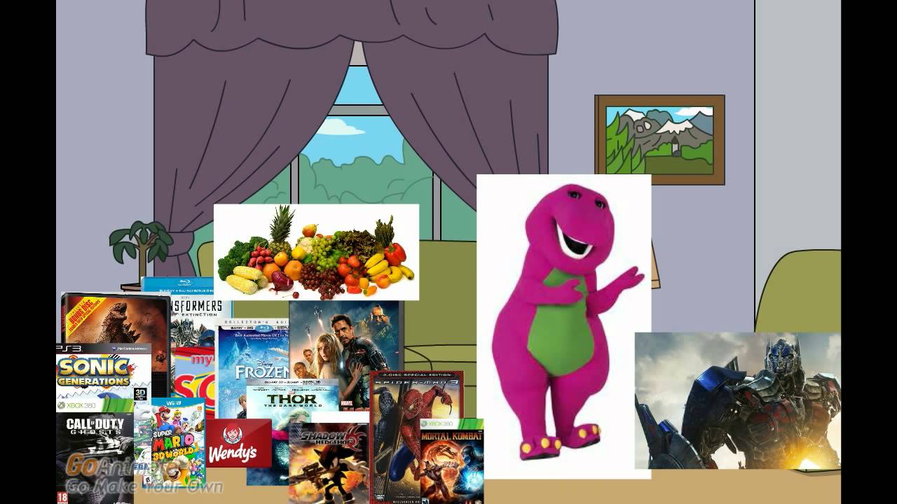 Barney Gets Grounded On His Birthday/ (My Version) - YouTube