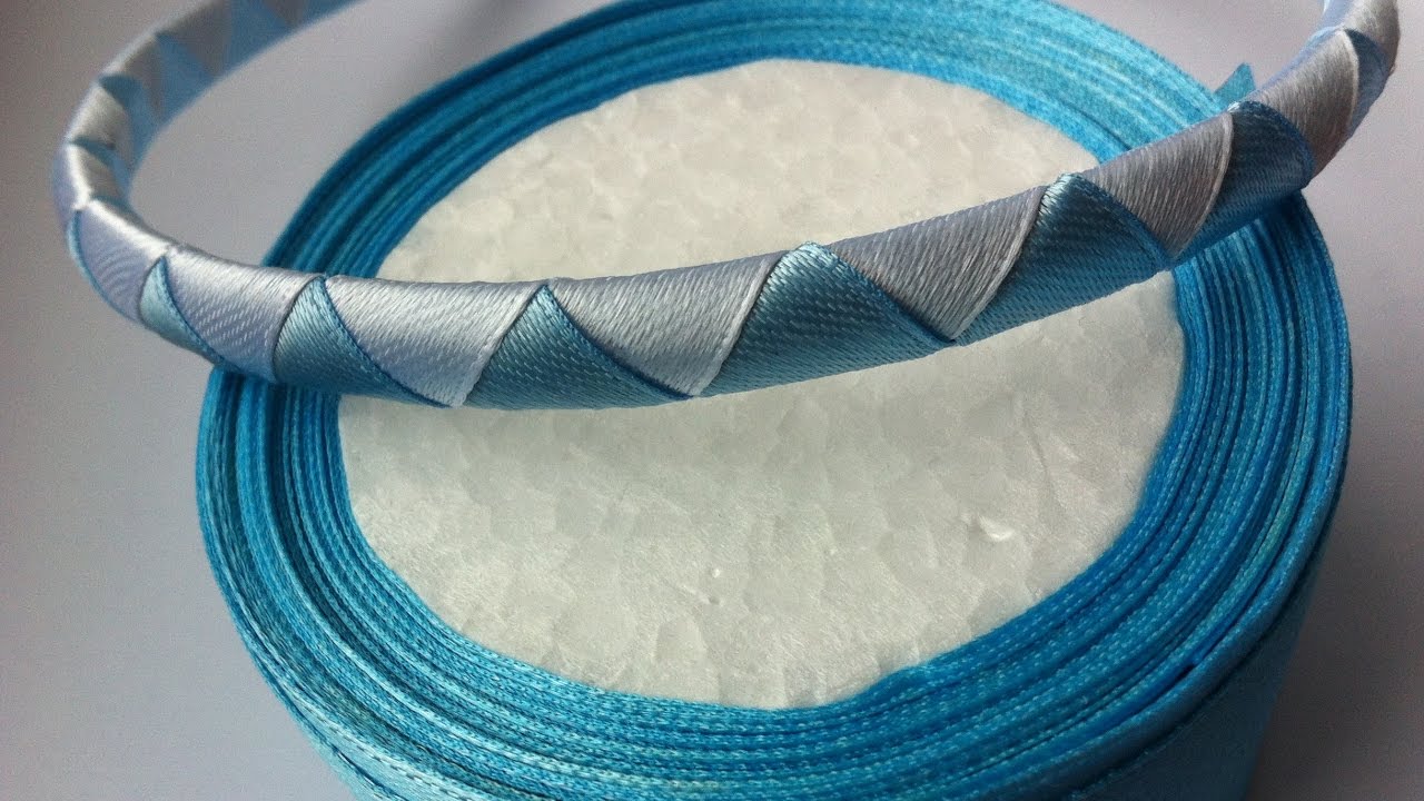 Braid hairband satin ribbon / Hairband Snake - YouTube