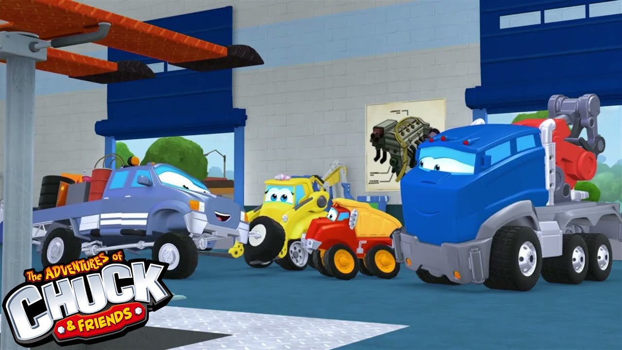 Learn with Chuck & Friends | Daredevil Chuck | Cartoon for Kids | - YouTube