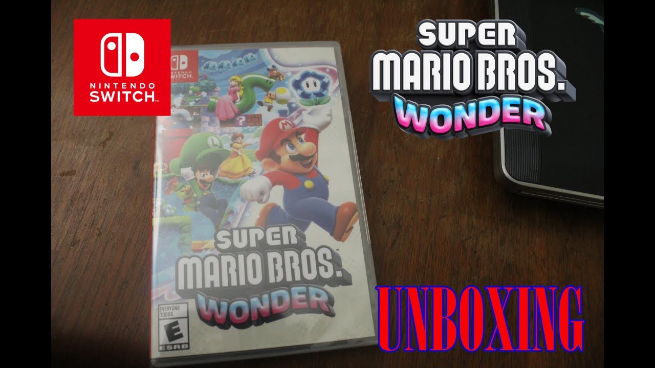 Super Mario Bros. Wonder Nintendo Switch Unboxing - YouTube