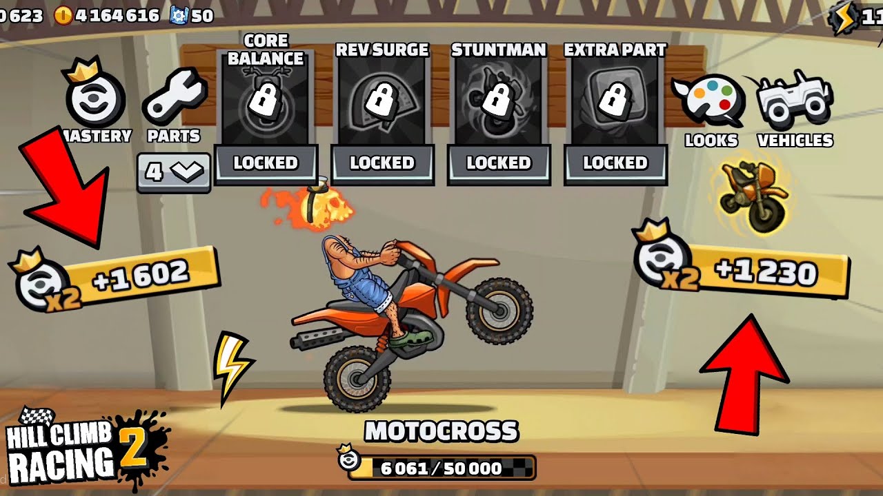 😱 FASTEST WAY TO GET MOTOCROSS MASTERY IN - Hill Climb Racing 2 - YouTube