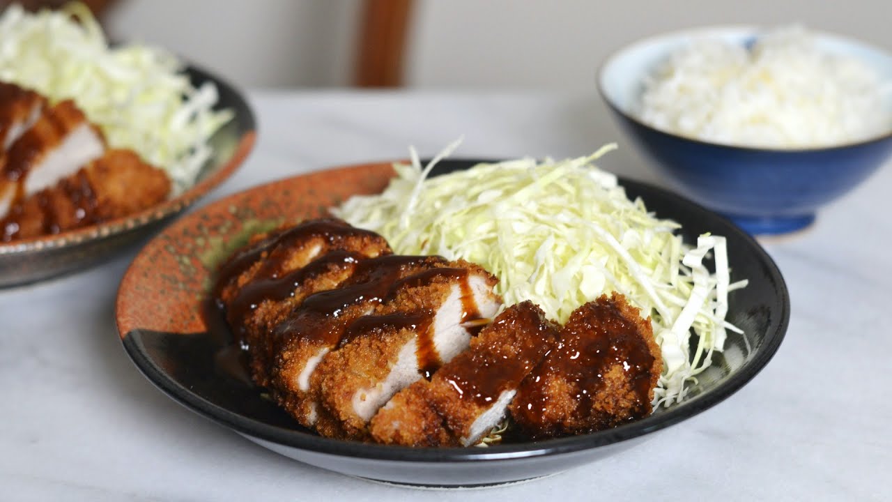 Crispy Pork Loin Tonkatsu (Rosu Katsu) Recipe - YouTube