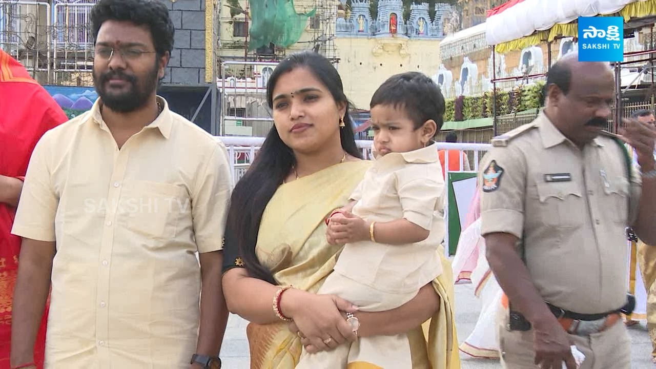 శ్రీవారి సన్నిధిలో ఎంపీ తనుజా రాణి | YSRCP MP Tanuja Rani Visit ...