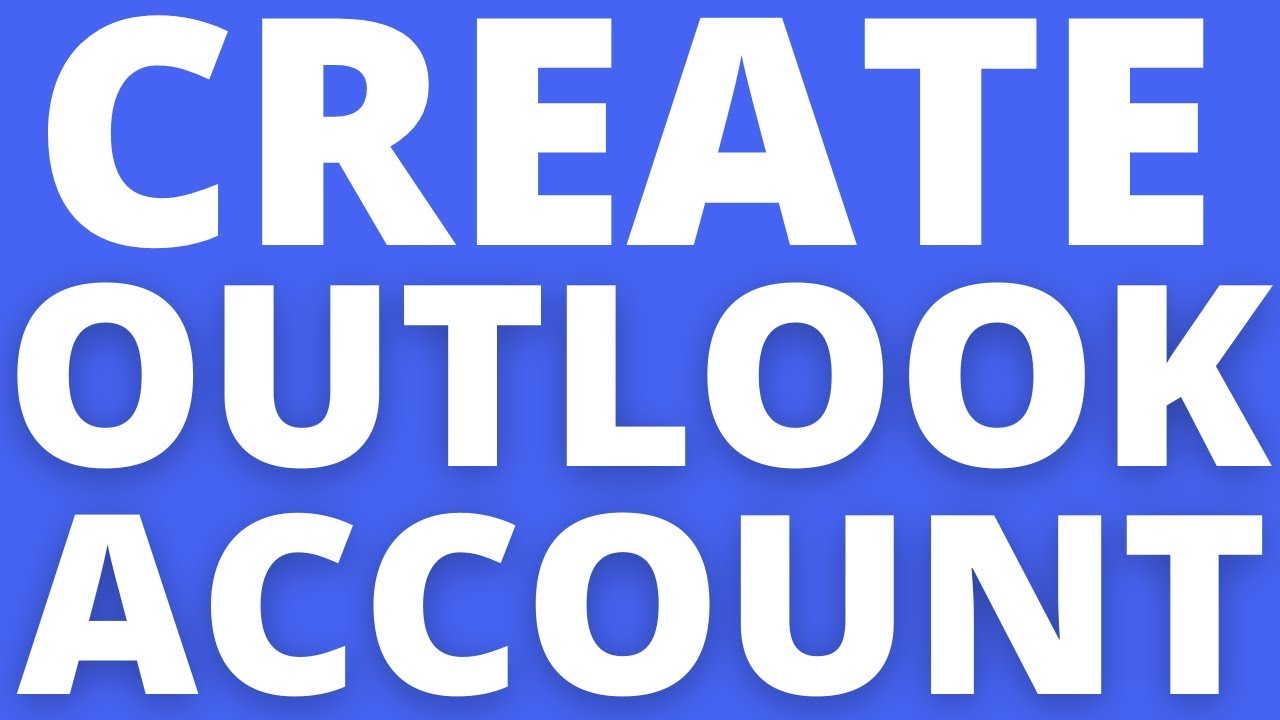 Microsoft Outlook Account Free For Beginners - YouTube