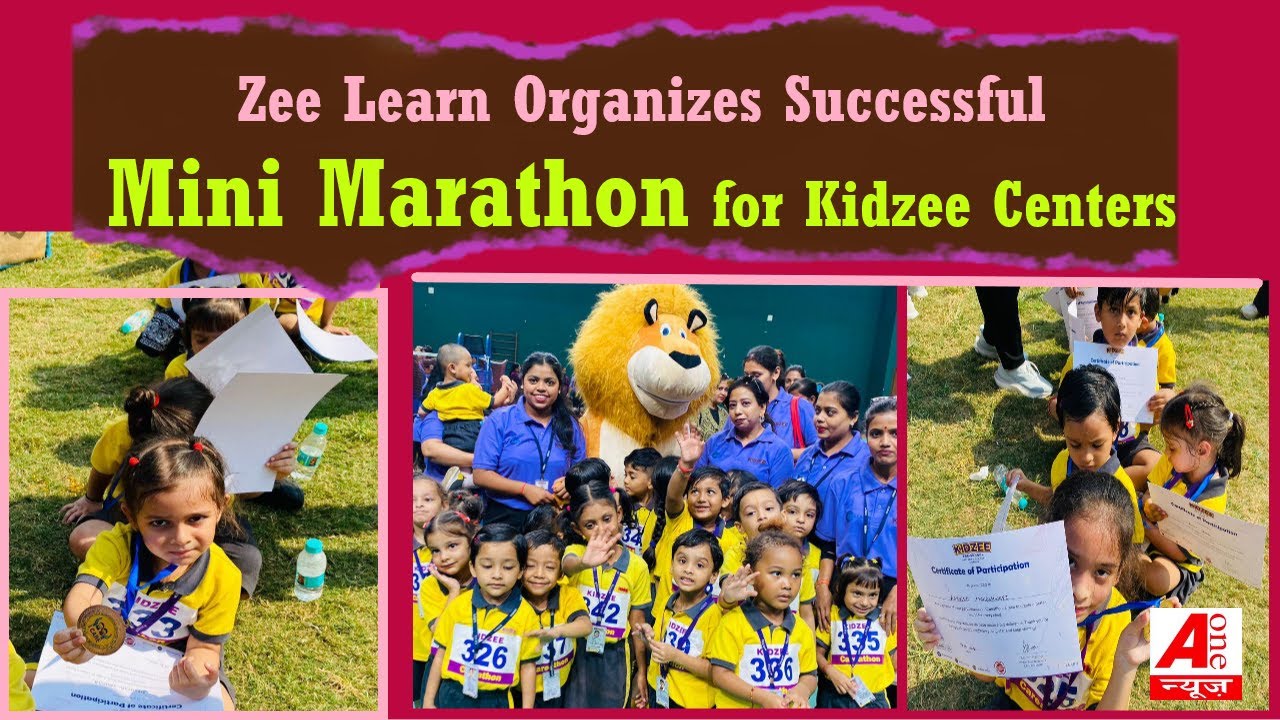 Zee Learn Organizes Successful Mini Marathon for Kidzee Centers in ...