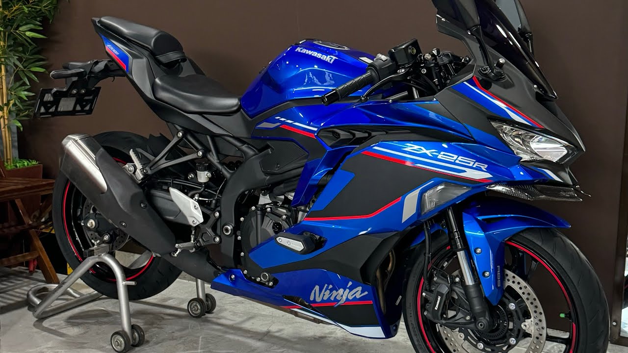 ZX25R BIRU GEN1 Dan GEN2 Baru DIPAKAI 3 BULAN - YouTube