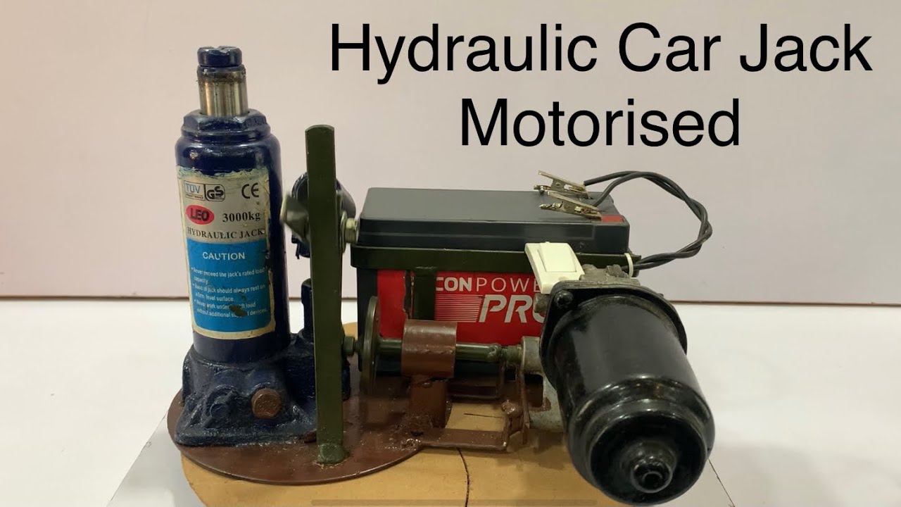 Hydraulic Car jack Mechanical engineering final year project - YouTube