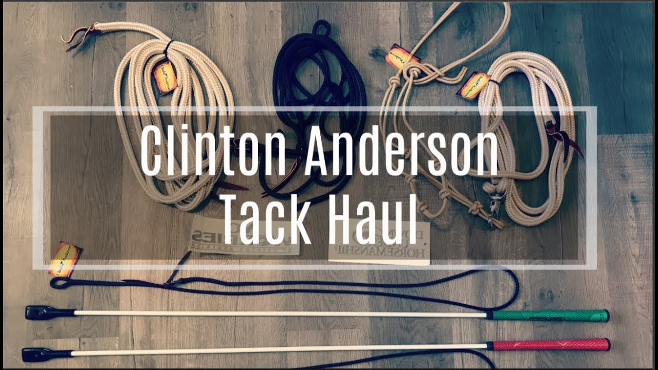 CLINTON ANDERSON TACK HAUL AND UNBOXING - YouTube
