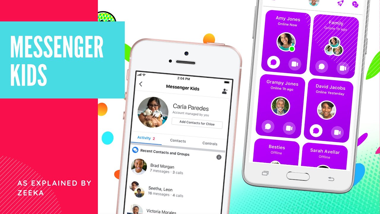 What can you do inside Messenger Kids? - YouTube