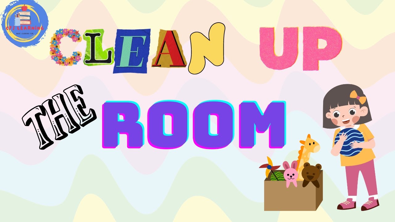 Clean up the room/Good habits for kids - YouTube
