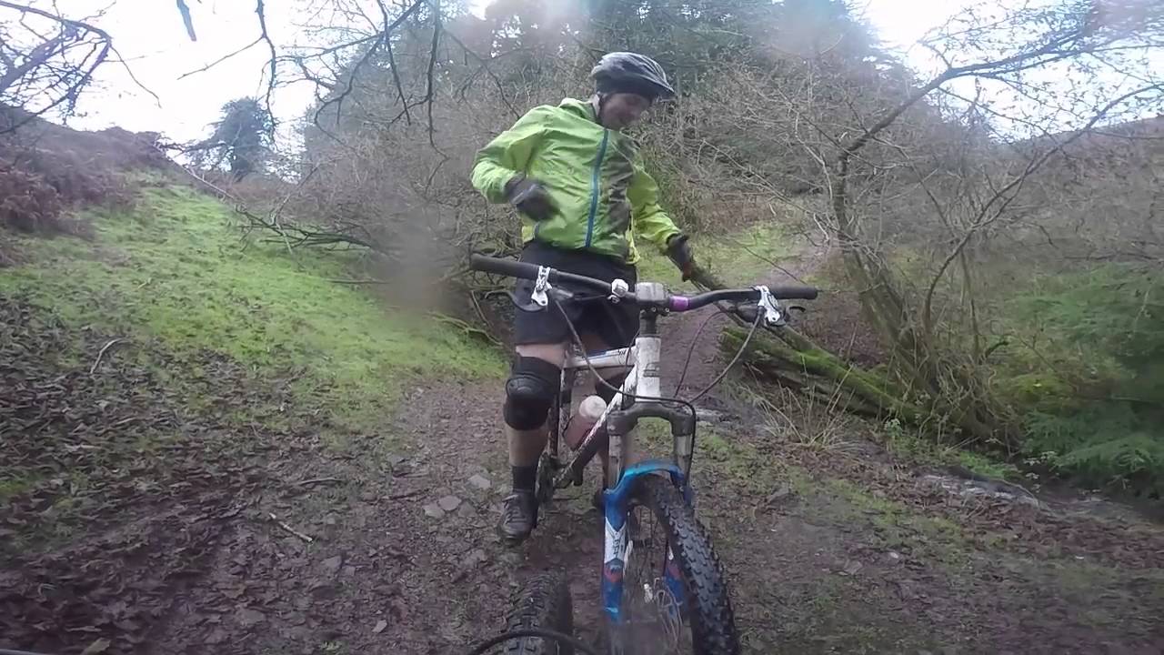 Quantocks Mountain biking January 2016 - YouTube