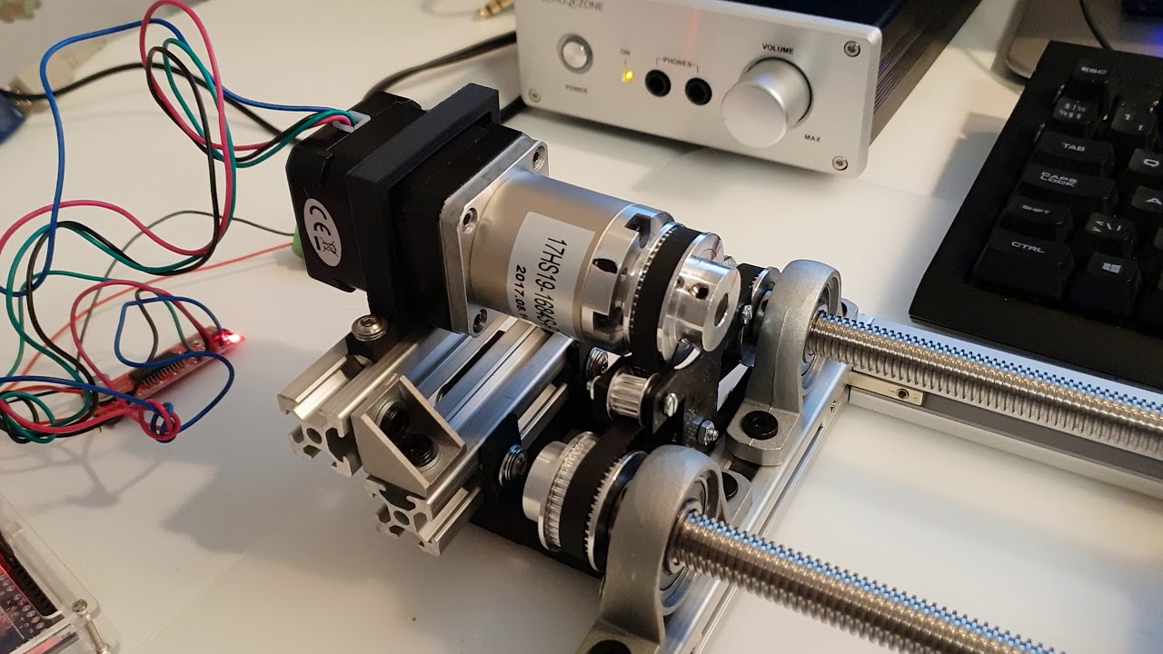 Prototype of the tensile testing machine - YouTube