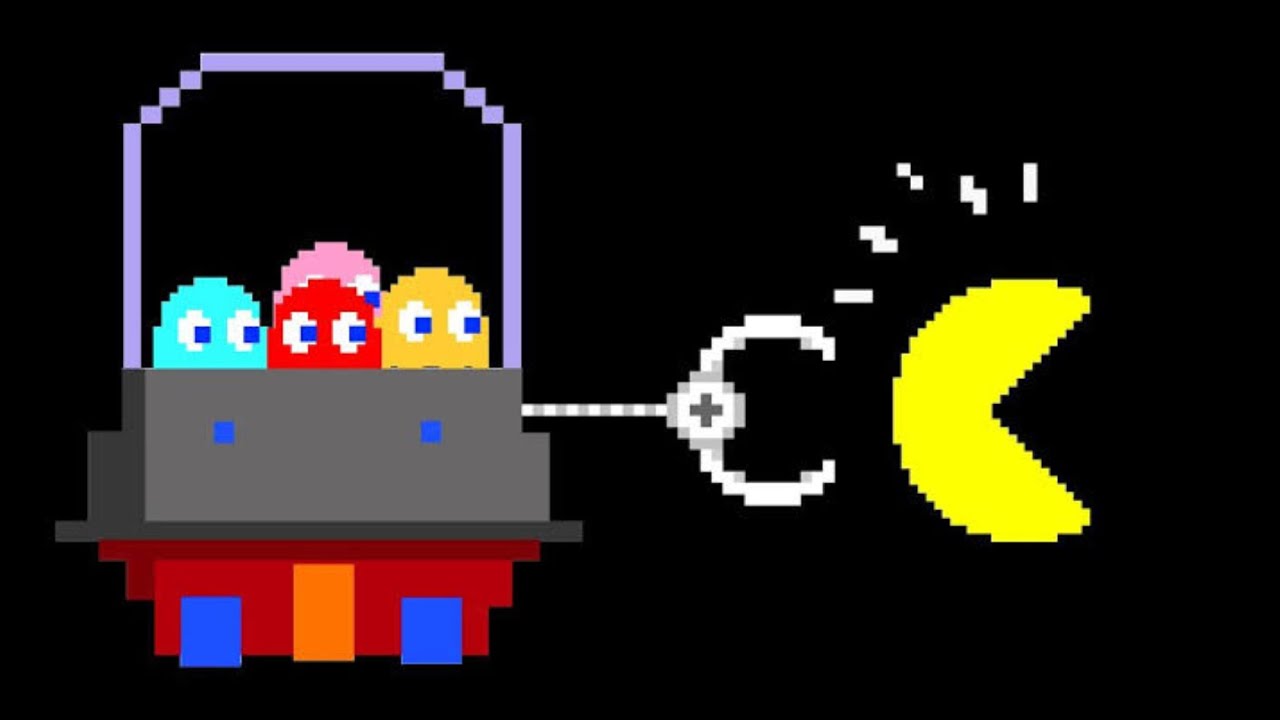 PAC MAN , but I have to lose 3 hearts till 1170 points - YouTube