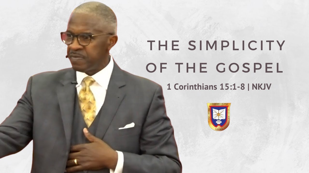 The Simplicity of the Gospel | Reverend Dr. Verlin D. Williams | Union ...