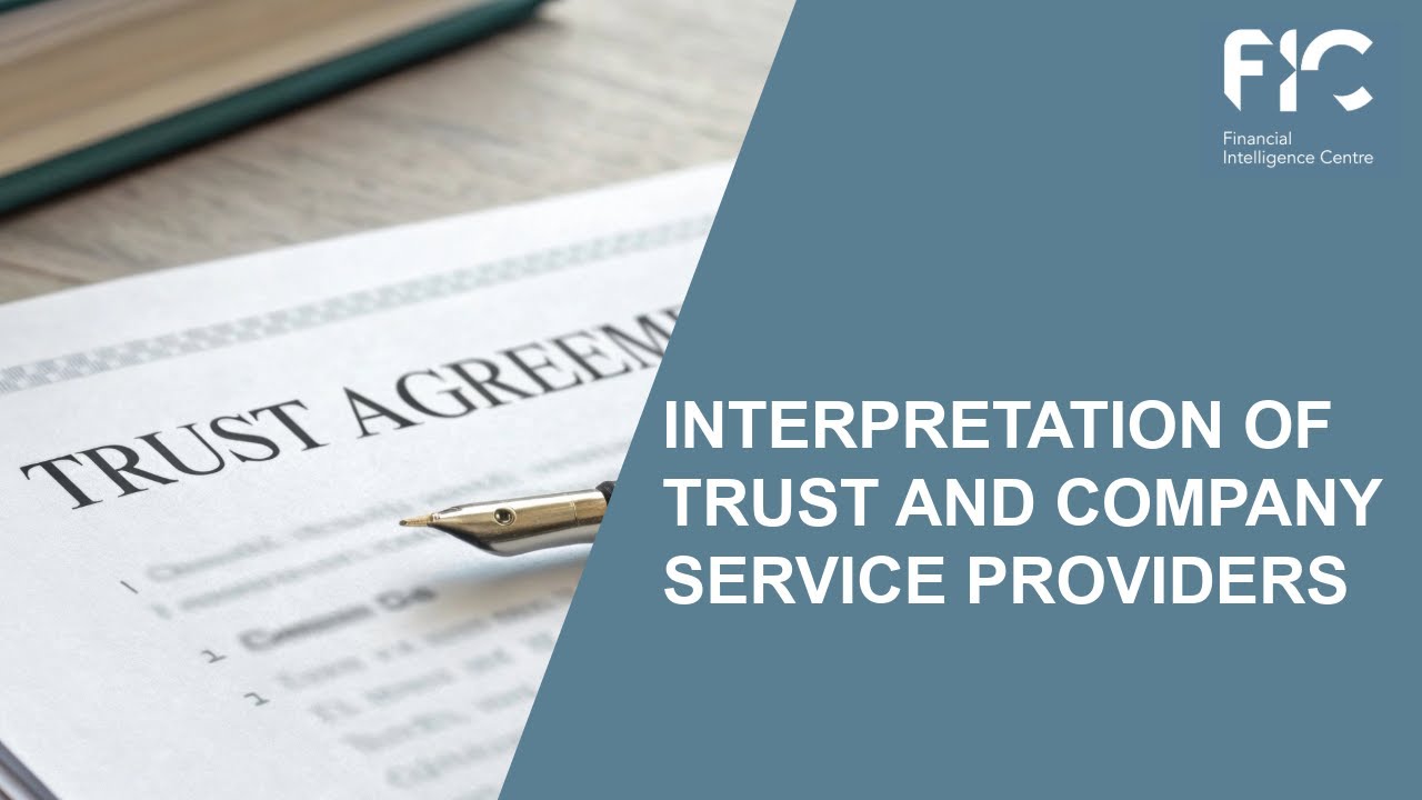 Interpretation of trust and company service providers - YouTube