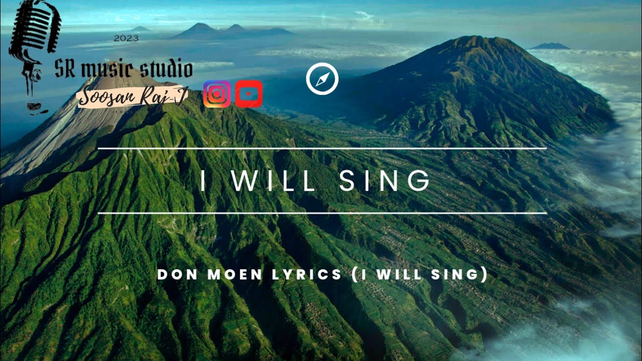 I will sing Don Moen | lyrical song | - YouTube