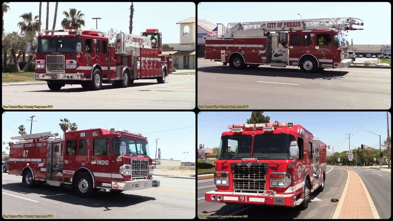 RVC Cal Fire. Engine 93, 32, 87, 70, 91 86, Truck 86, Quint 90, & AMR ...