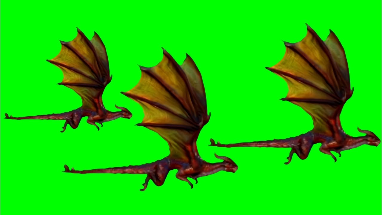 Dragon animal stampede green screen | Animal Stampede‼️ - YouTube