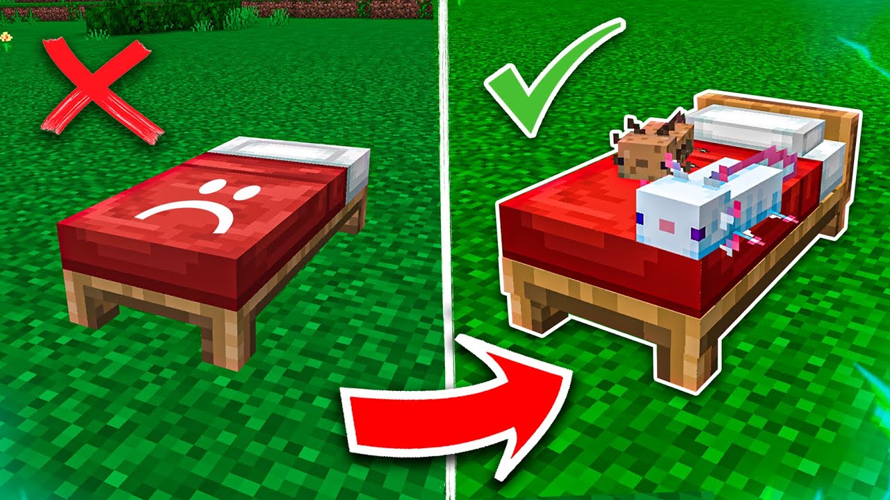 MEJORA la Cama con este Texture Pack 1.18.2 Minecraft Bedrock - YouTube