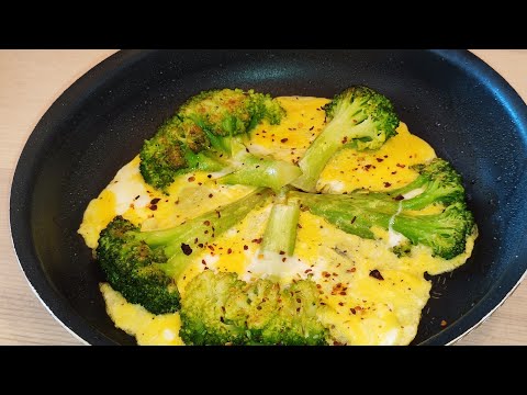 Sağlıklı ve Lezzetli Kahvaltılık👌💯Yumurtalı Brokoli😋🔝Healthy and Tasty Breakfast👌💯 Broccoli and Egg😋