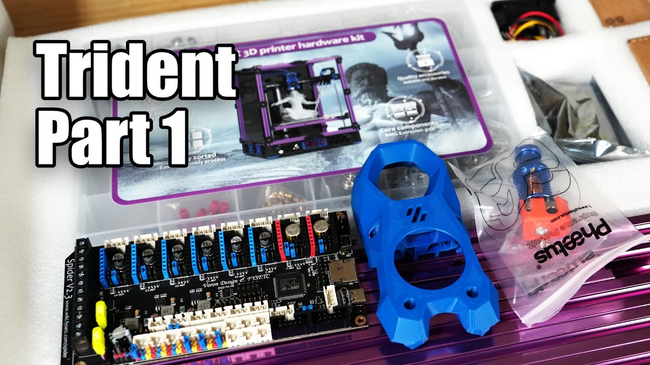 SIBOOR Voron Trident Build Part 1: Unboxing And Frame - YouTube