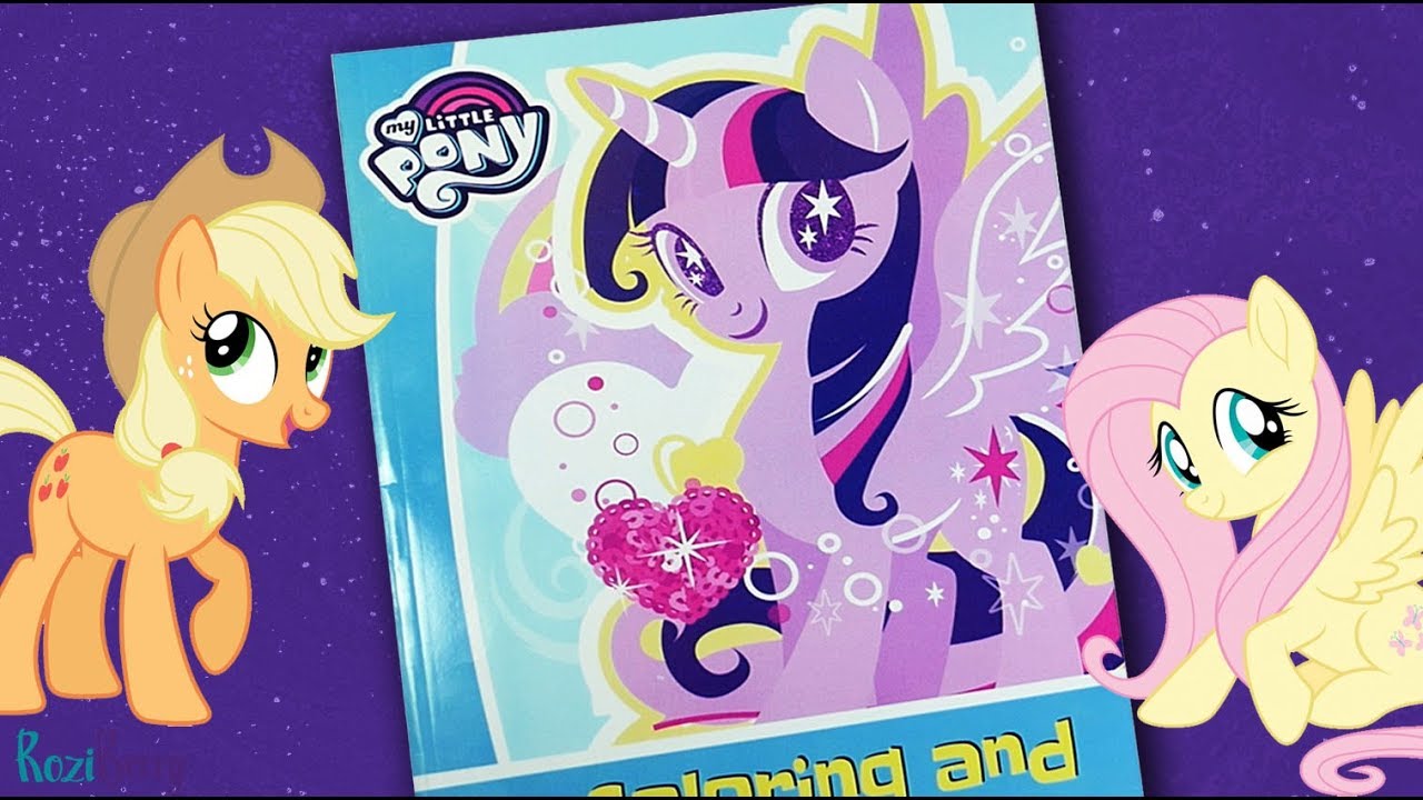 My little pony Activity book MLP coloring for kids - YouTube