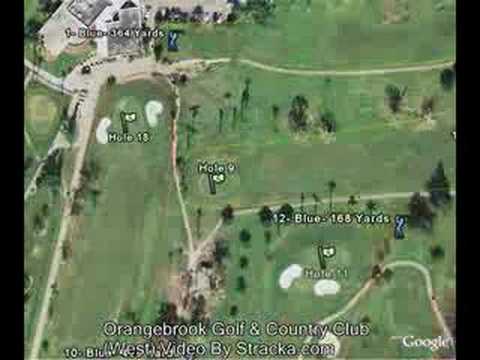 "Orangebrook Golf & Country Club (West)" Flyover Tour - YouTube