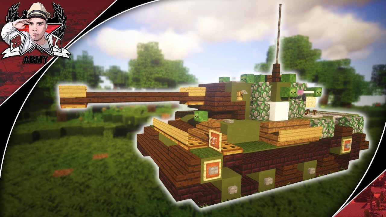 Minecraft: WW2 T-44 | Medium Tank Tutorial - YouTube