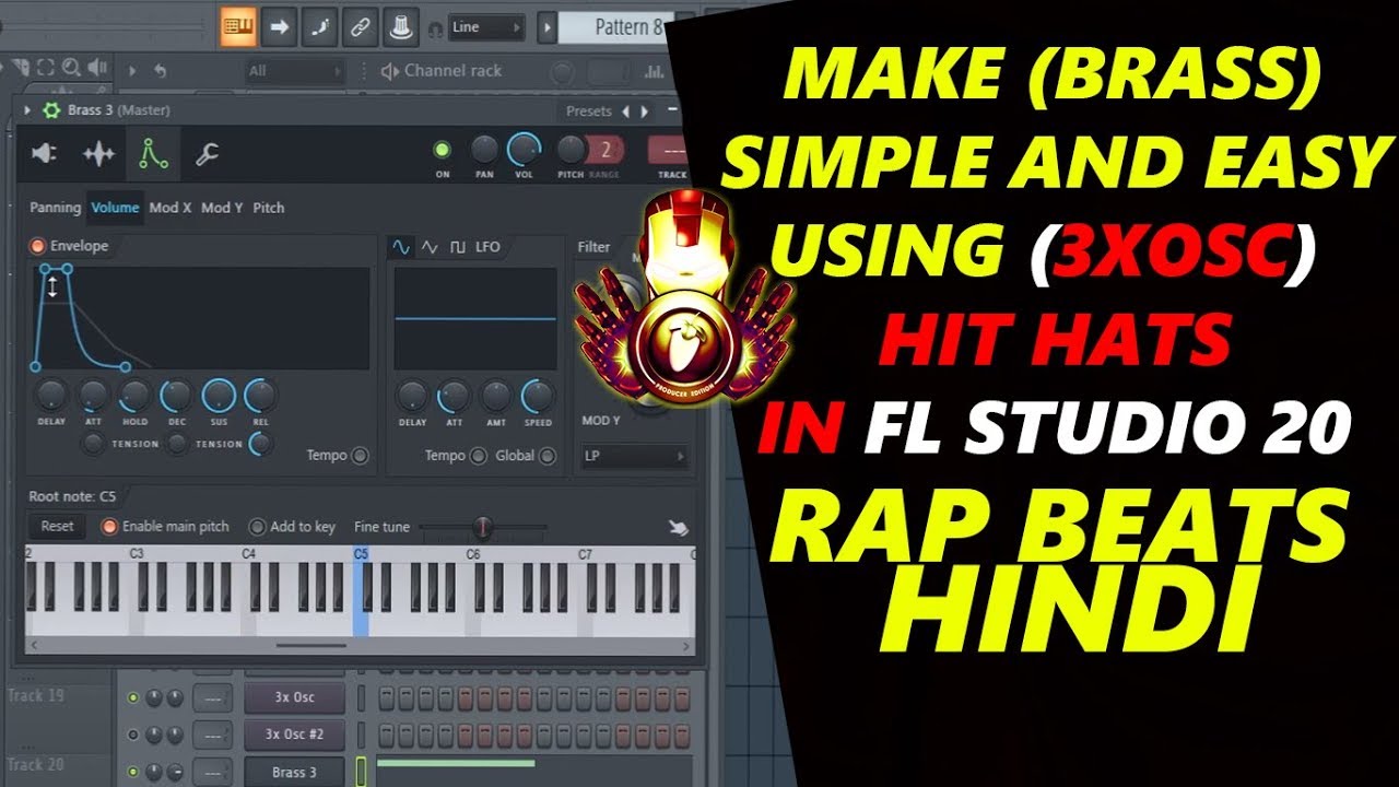 Make Brass & Hit Hats for Beginners in FL STUDIO 201.1 | HINDI ...