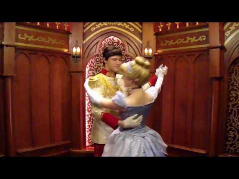 Cinderella and Prince Charming are Dancing  at Disneyland