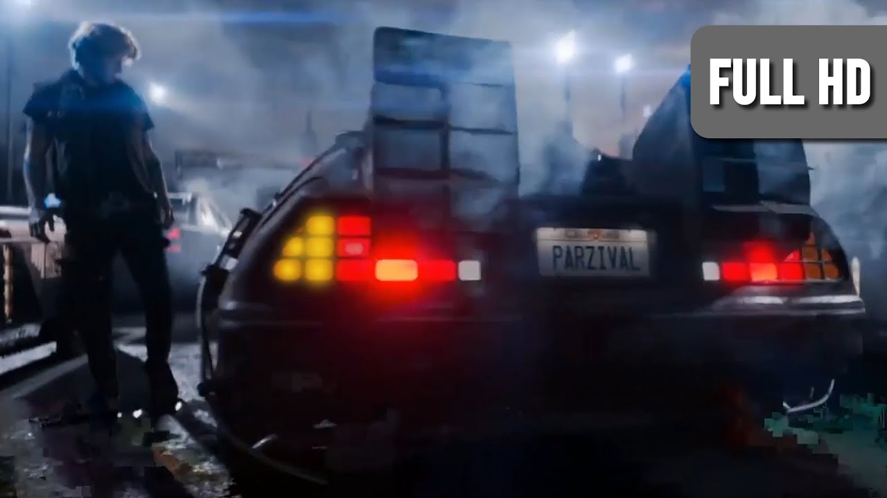 Ready Player One - Race Scene (Delorean 1080p) - YouTube