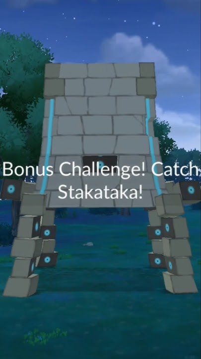 Pokemon Go Raid Battle Ultra Beast Stakataka! my first one ever! thanks for the invite ️ # ...