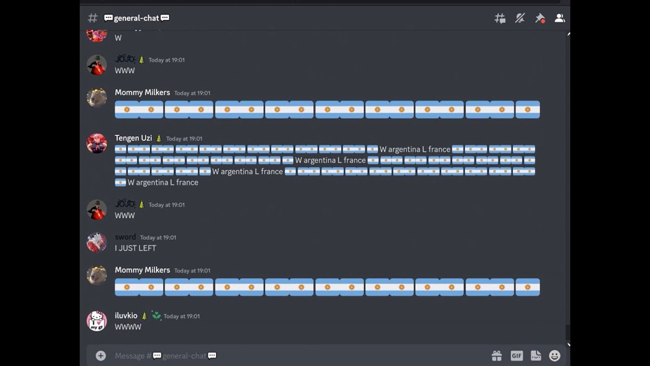 Big Spam Flood On Discord After Argentina Win | World Cup Qatar 2022 ...
