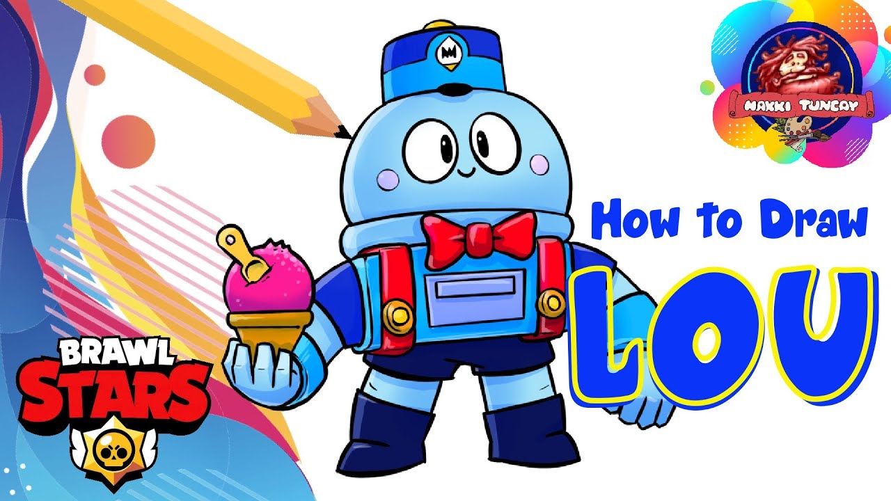 How to Draw LOU Game Character? Brawl Stars Drawing - YouTube