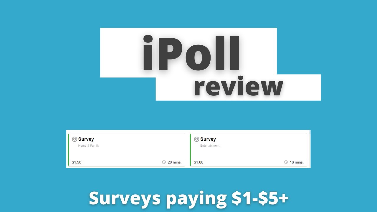 Honest iPoll Review - What Can You Make? - YouTube